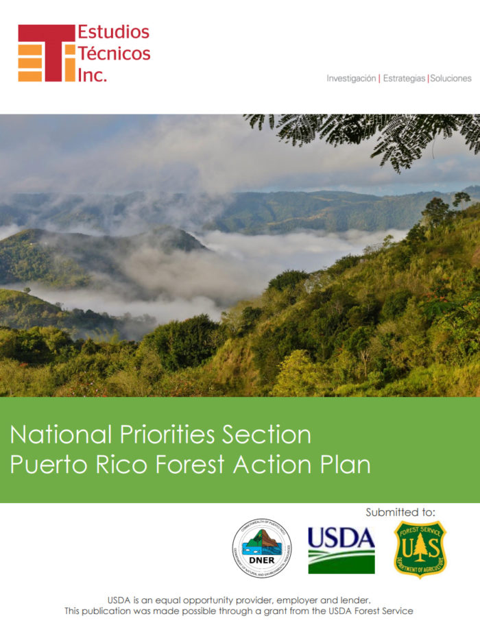 DRNA | National Priorities Section Puerto Rico Forest Action Plan